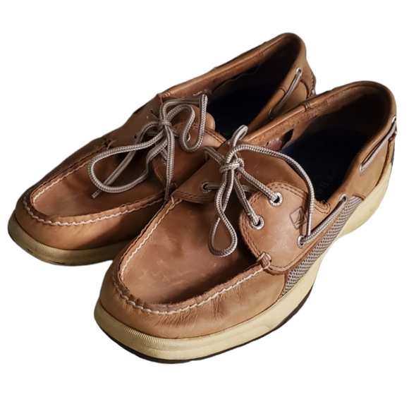 Sperry | Shoes | Sperry Leather Brown Mens Loafers Sz1m | Poshmark